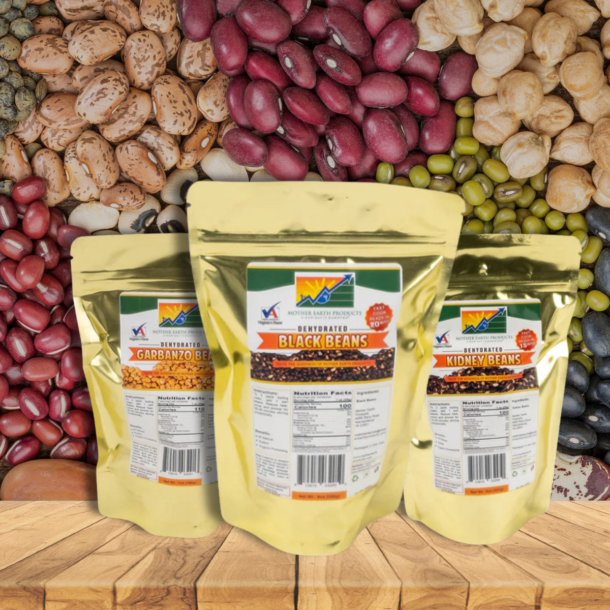 Instant Beans | Dehydrated Beans | Mother Earth Products