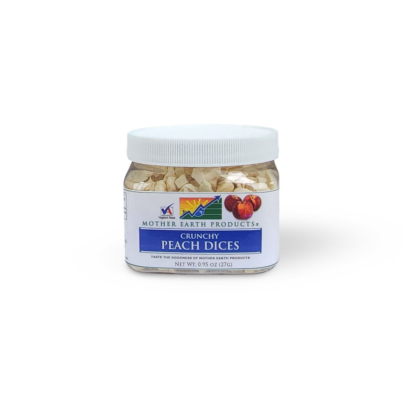 Freeze Dried Peach Dices | Freeze Dried Fruit | Mother Earth Products
